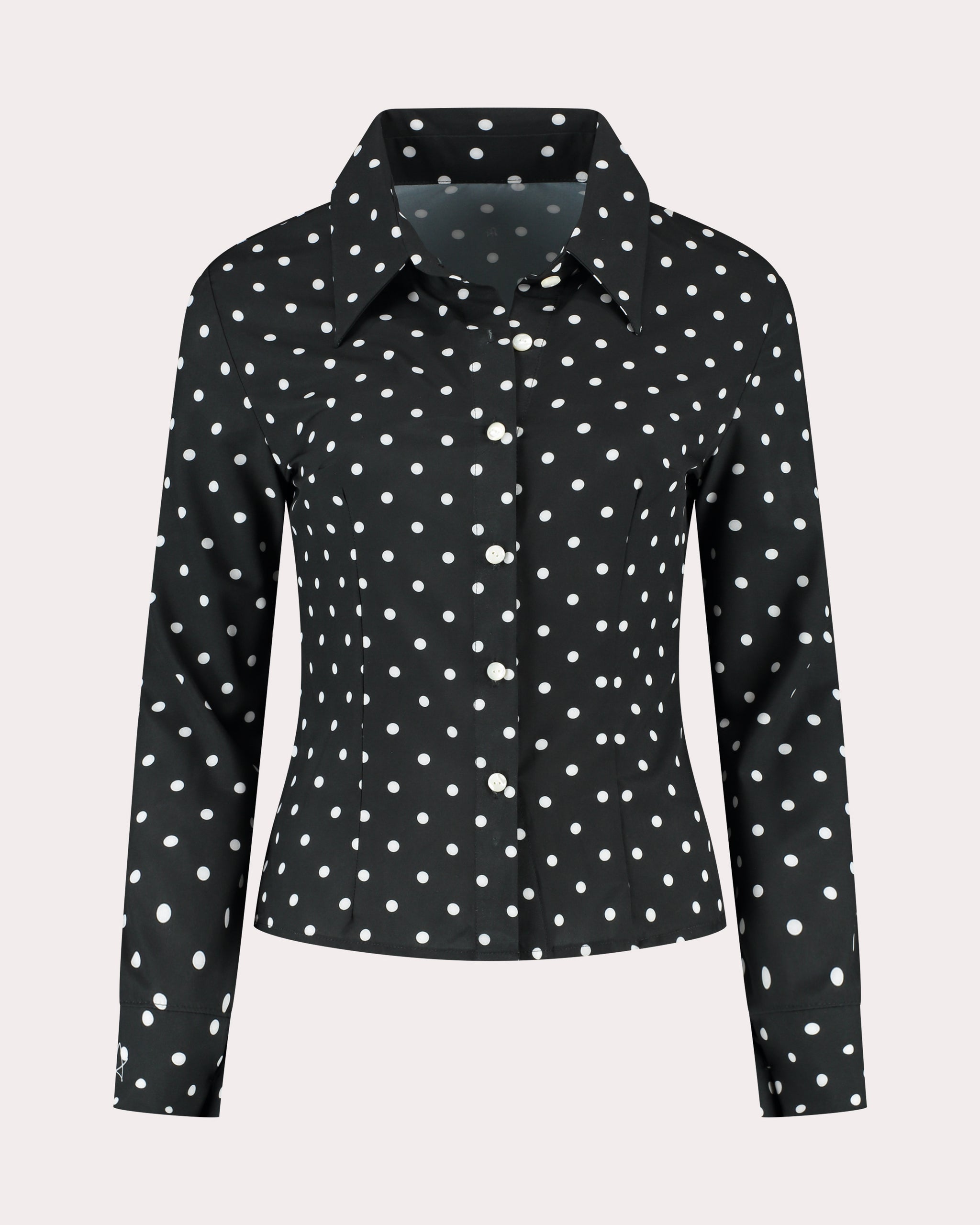 Women's Microlight Polka Dot Shirt